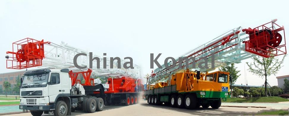 ZJ10 truck mounted drilling rig - oil field equipment